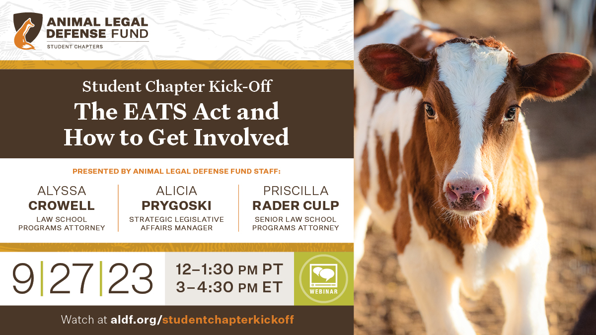 Student Chapter Kickoff - Animal Legal Defense Fund
