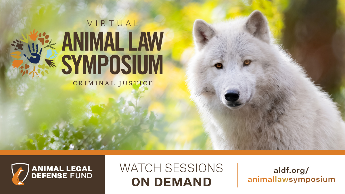 Animal Law Symposium: Criminal Justice 2023 - Animal Legal Defense Fund